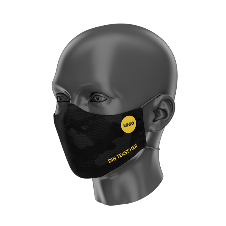 Mundbind med tryk & logo - Få dit eget firma mundbind her